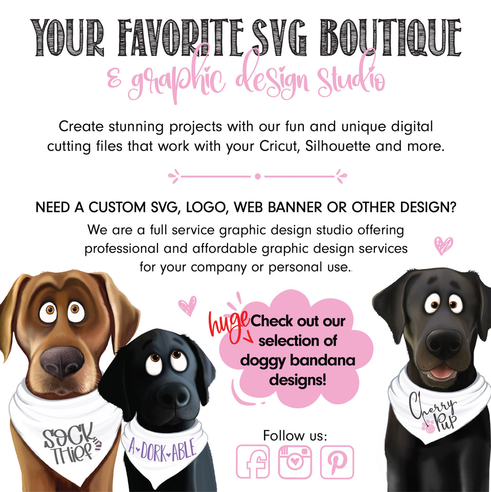 Graphic design studio specializing in SVG files for cutting machines.